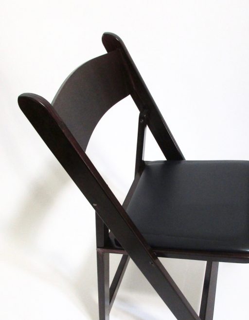 Mahogany Wood Folding Chair | RSVP Party Rentals - Chairs